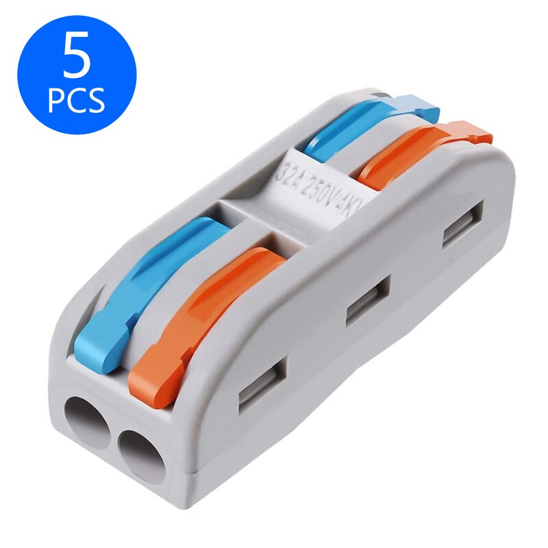 5PCS 1 in Multiple out Quick Wiring Connector Universal Splitter Wiring ...