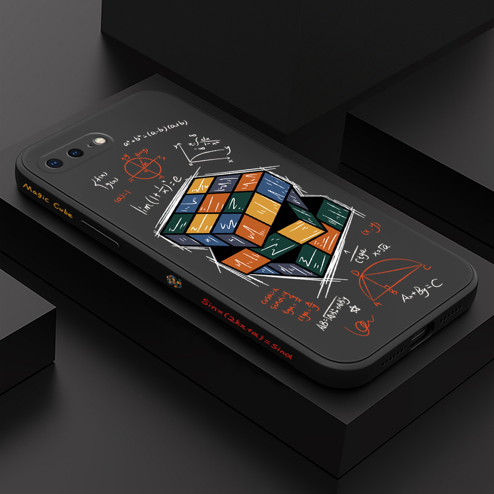 Hontinga for iPhone 7 Plus / 8 Plus Case Side Design Mathematical ...