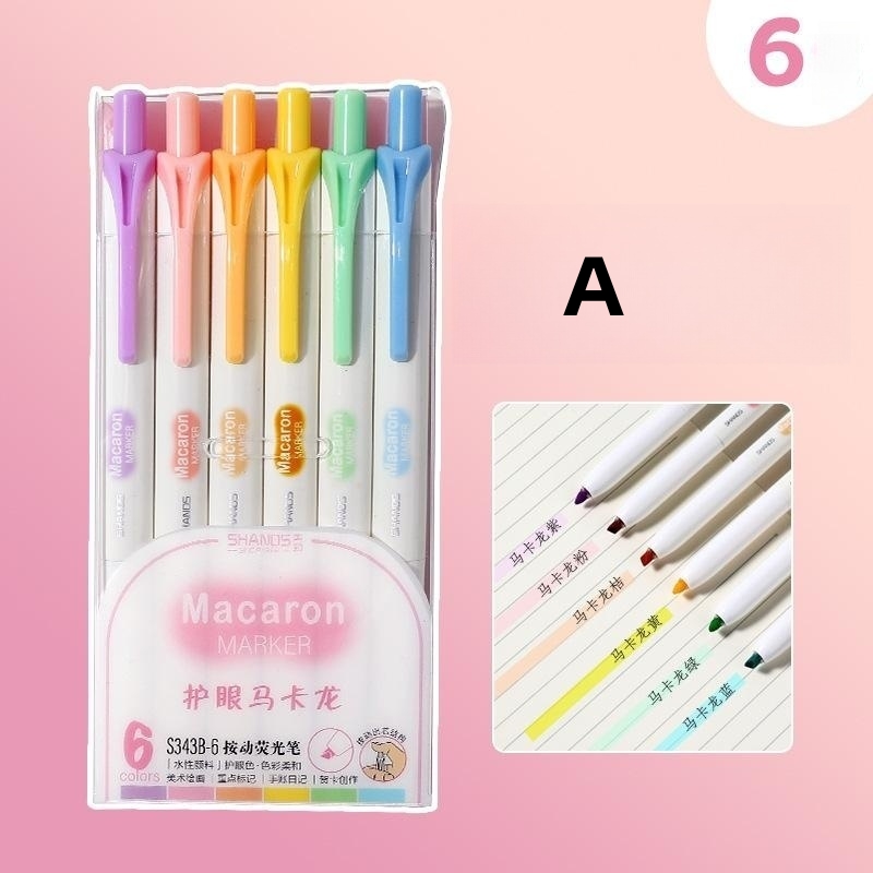 Student Stationery Marking Key Color Marking Pen Hand Book Color Pen ...