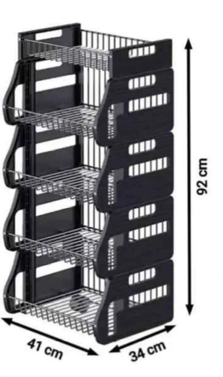 Multipurpose High Quality Plastic Smart Rack With Portable Wide Shelve ...