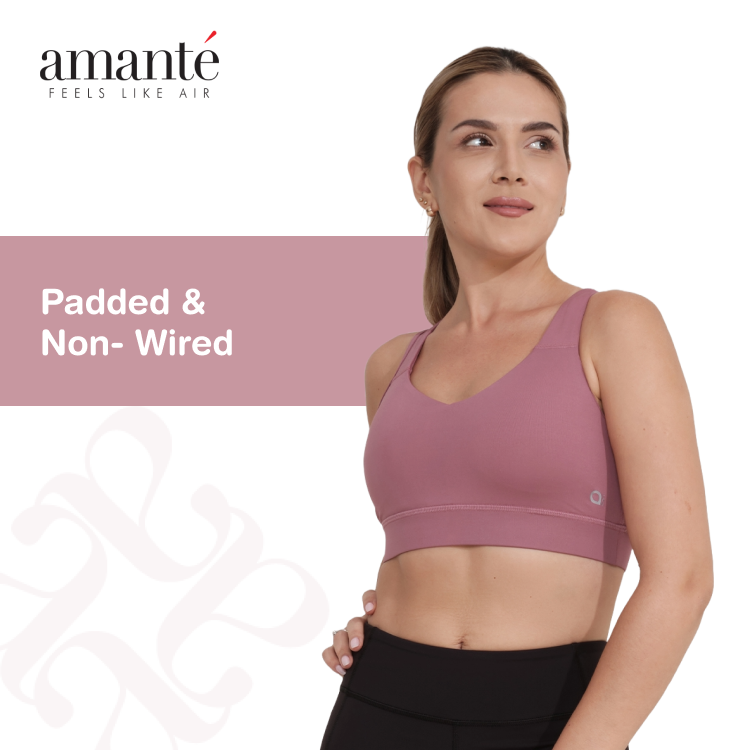 Amante Flaunt Crossback Medium Impact Sports Bra | Daraz.lk