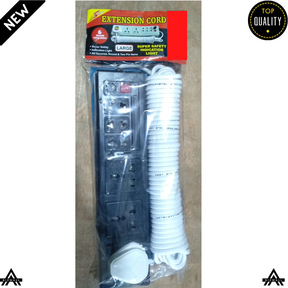 Multi Plug Power Extension Cord High Grade Multi Functional Power Cord ...