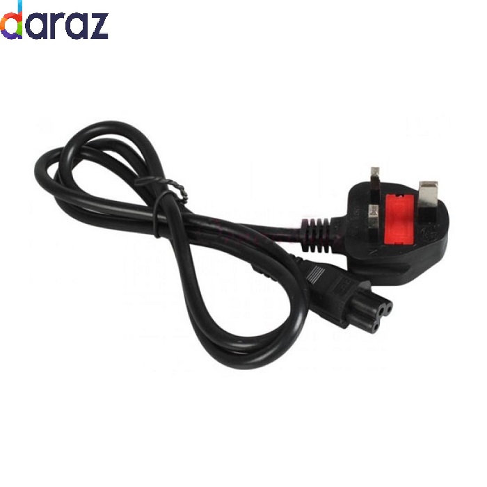 Laptop Power Cable Laptop Power Corde 3 PIN Fused | Daraz.lk