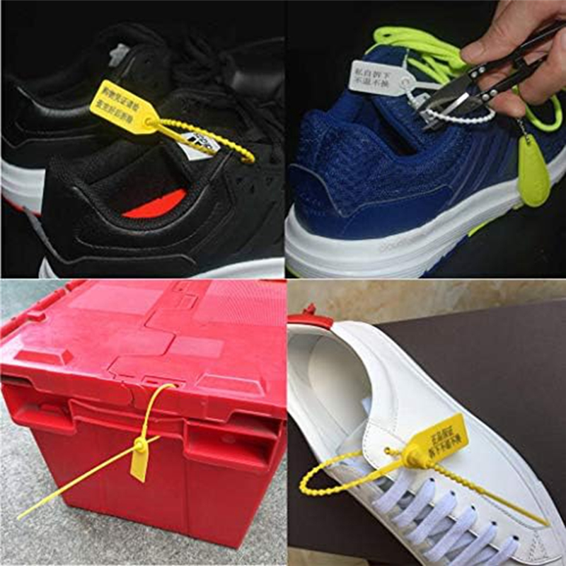 100 Piece Numbered Zip Ties Tags Disposable Self Locking Signage For ...