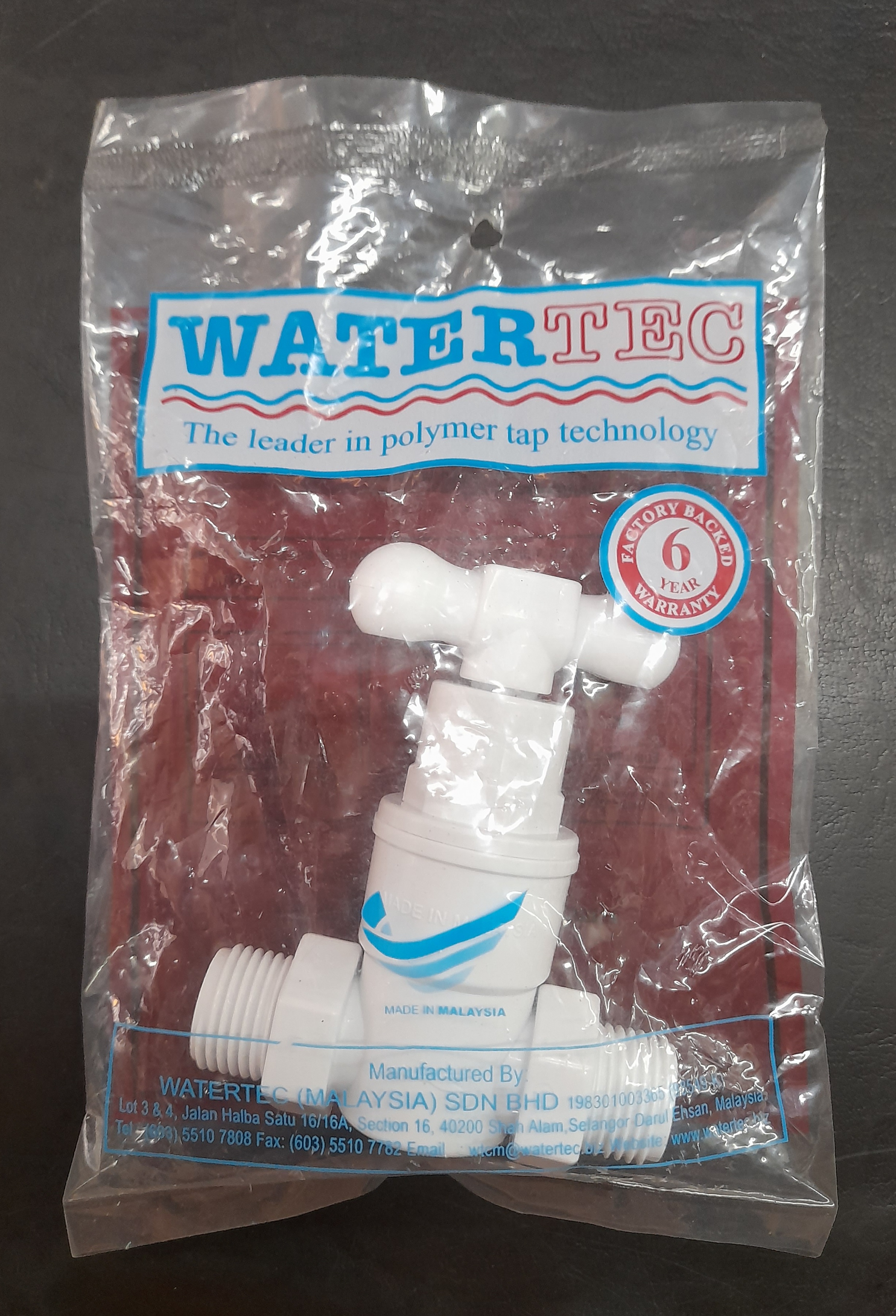 Watertec Stop Tap / Conceal Valve 1/2'' Malaysia Plastic T-handle ...