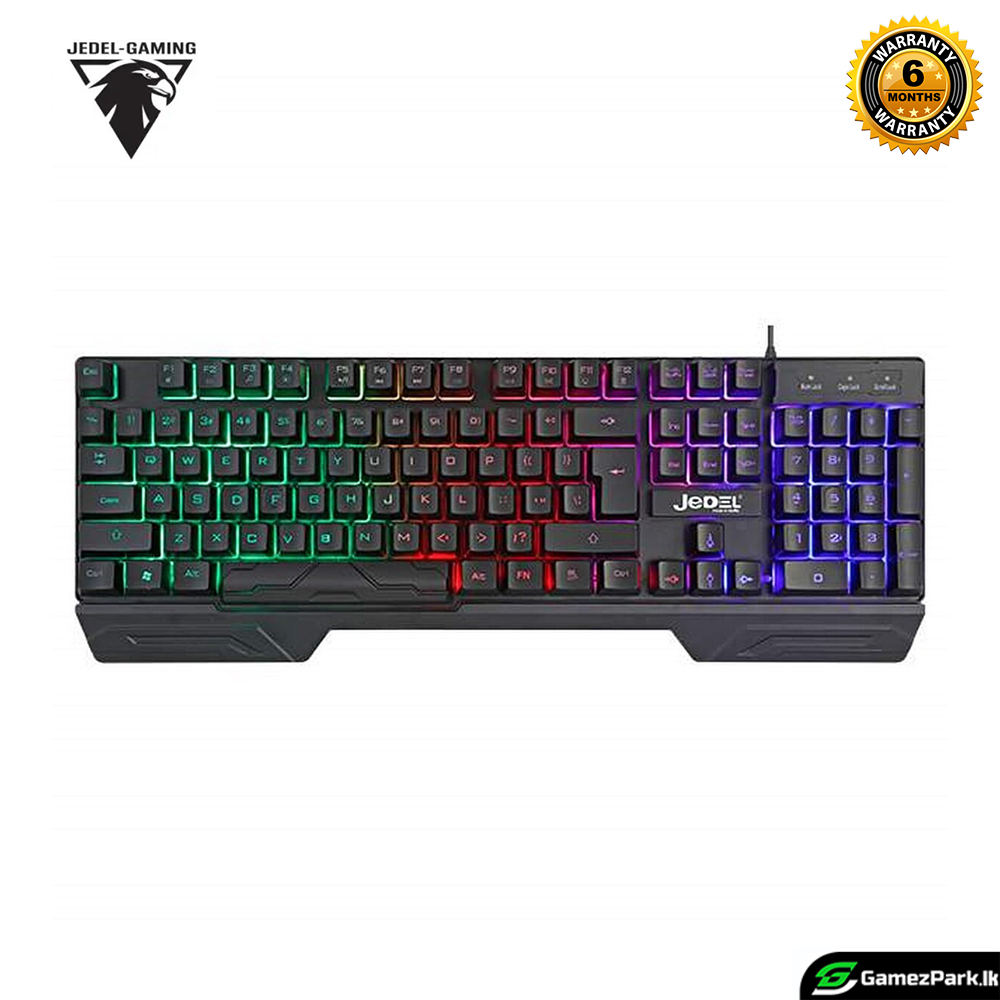JEDEL GK106 RGB Wired Black Pro Gaming Keyboard and Mouse Combo | Daraz.lk