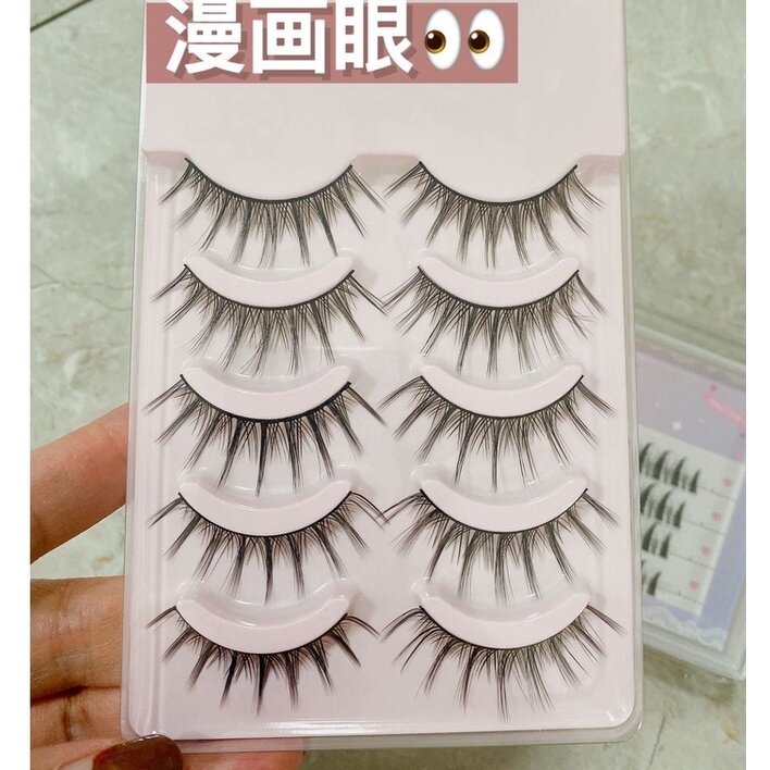 (Ready Stock) 5pairs 3D Fairy Princess Comics Eyelashes Lashs Natural ...