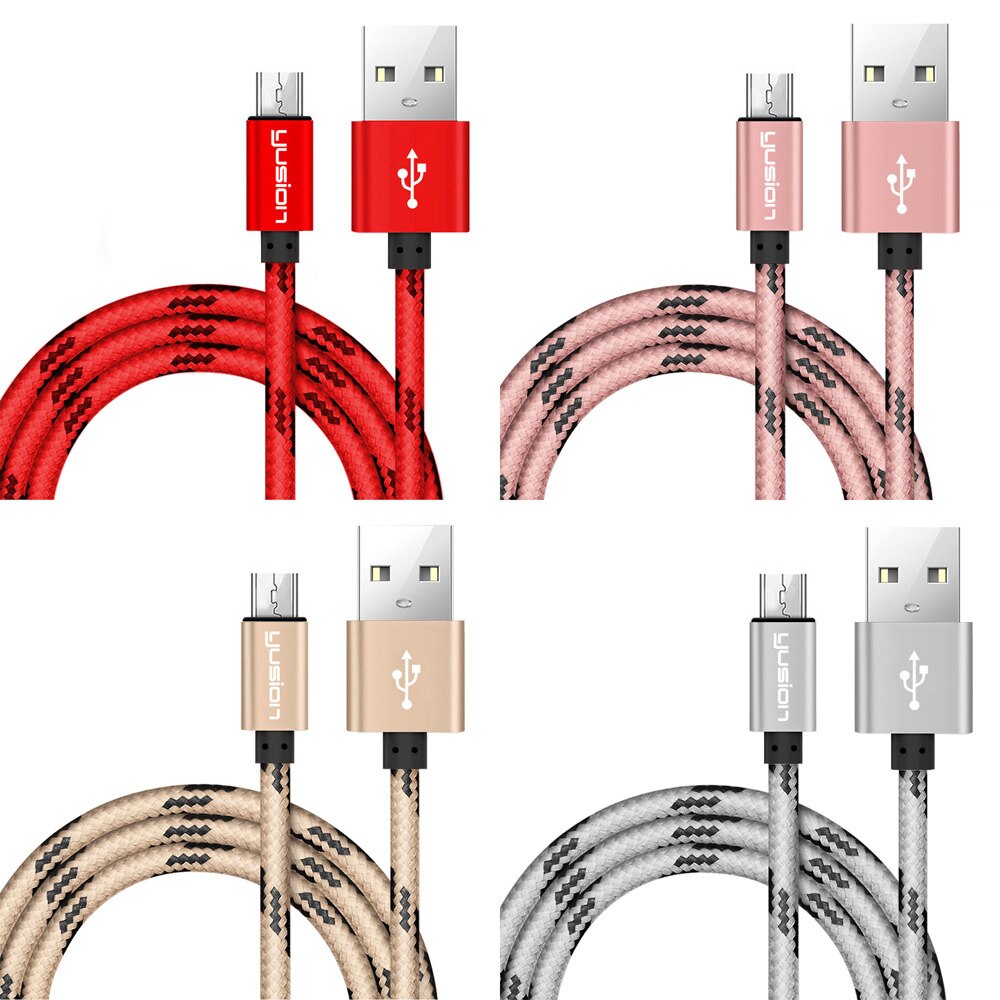 Micro USB Nylon Charging Cable and Data Cable | Daraz.lk