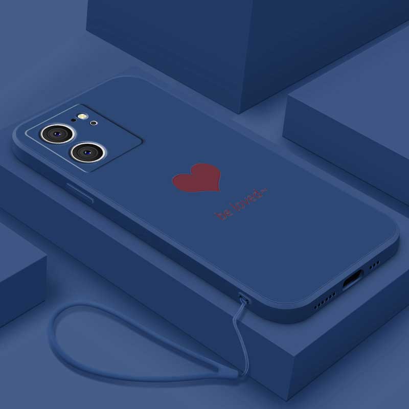 Xiaomi Redmi 13C 12C Luxury Cute Love Heart Casing Matte Liquid Silicon ...