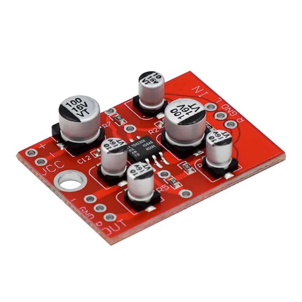 DC 5V-15V AD828 Stereo Preamp Amplifier Board Preamplifier Module ...