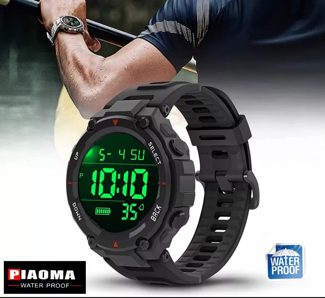 Piaoma Digital Watch Waterproof Digital Watch T-Rex Model Watch For Men ...