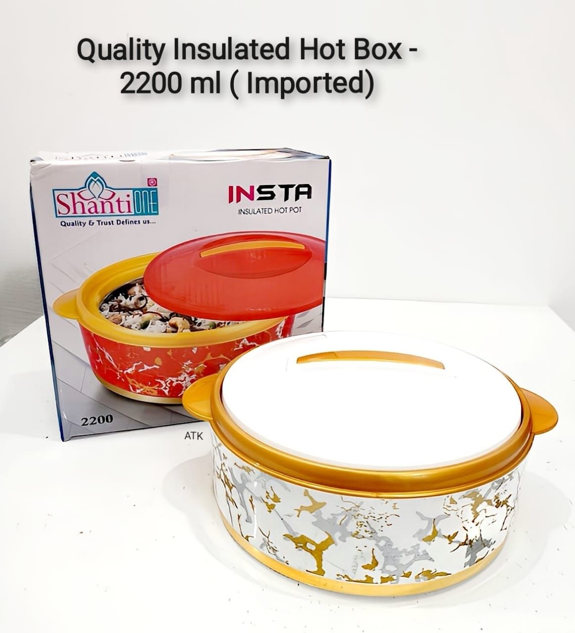 Buy Premium Hot Box Insulated / 2200ml / imported / Hot box