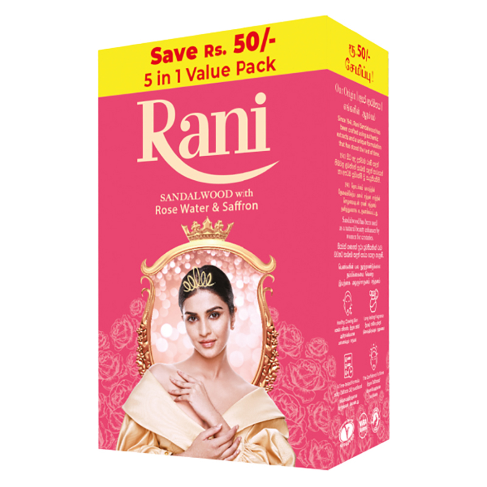Rani Sandalwood Rose Water & Saffron Multi Pack 5 in 1 | Daraz.lk