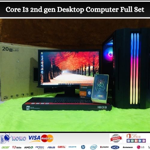 Core I3 2nd Gen 8GB Ram 500GB Hard Disk Gaming RGB Full Set Desktop ...