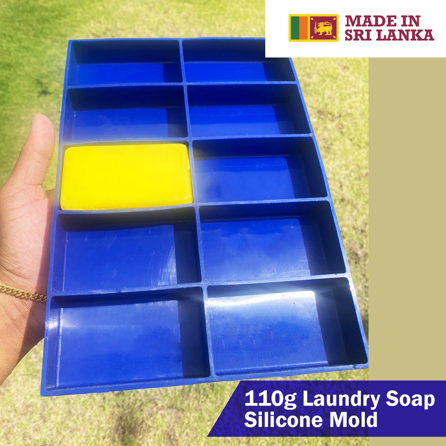 110g Laundry Soap Silicone Soap Mold Made in Sri Lanka Denver Silicone ...
