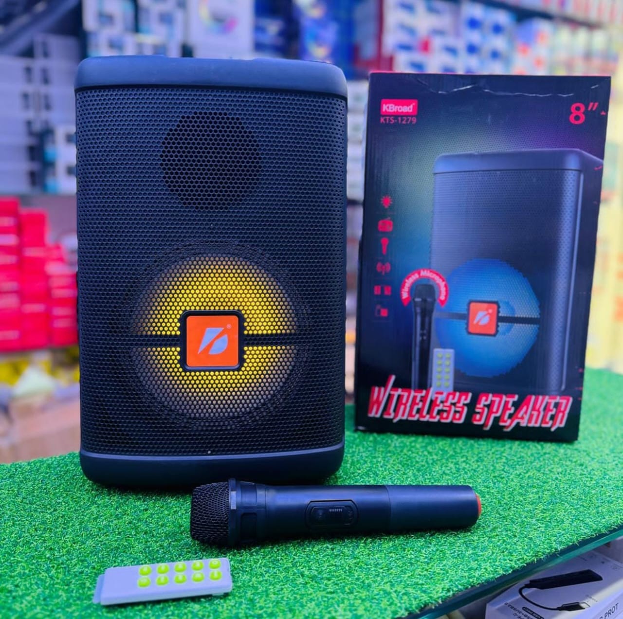 KTS-1279 Bluetooth Speaker with Wireless Microphone | Daraz.lk