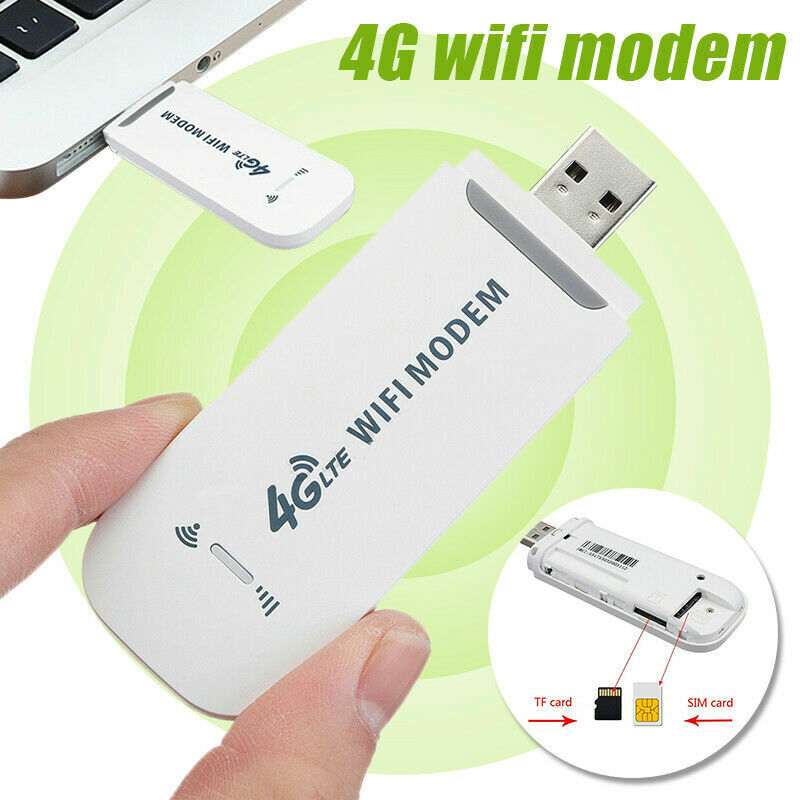 4G LTE USB Modem Network Adapter With WiFi Hotspot SIM Card Wireless ...