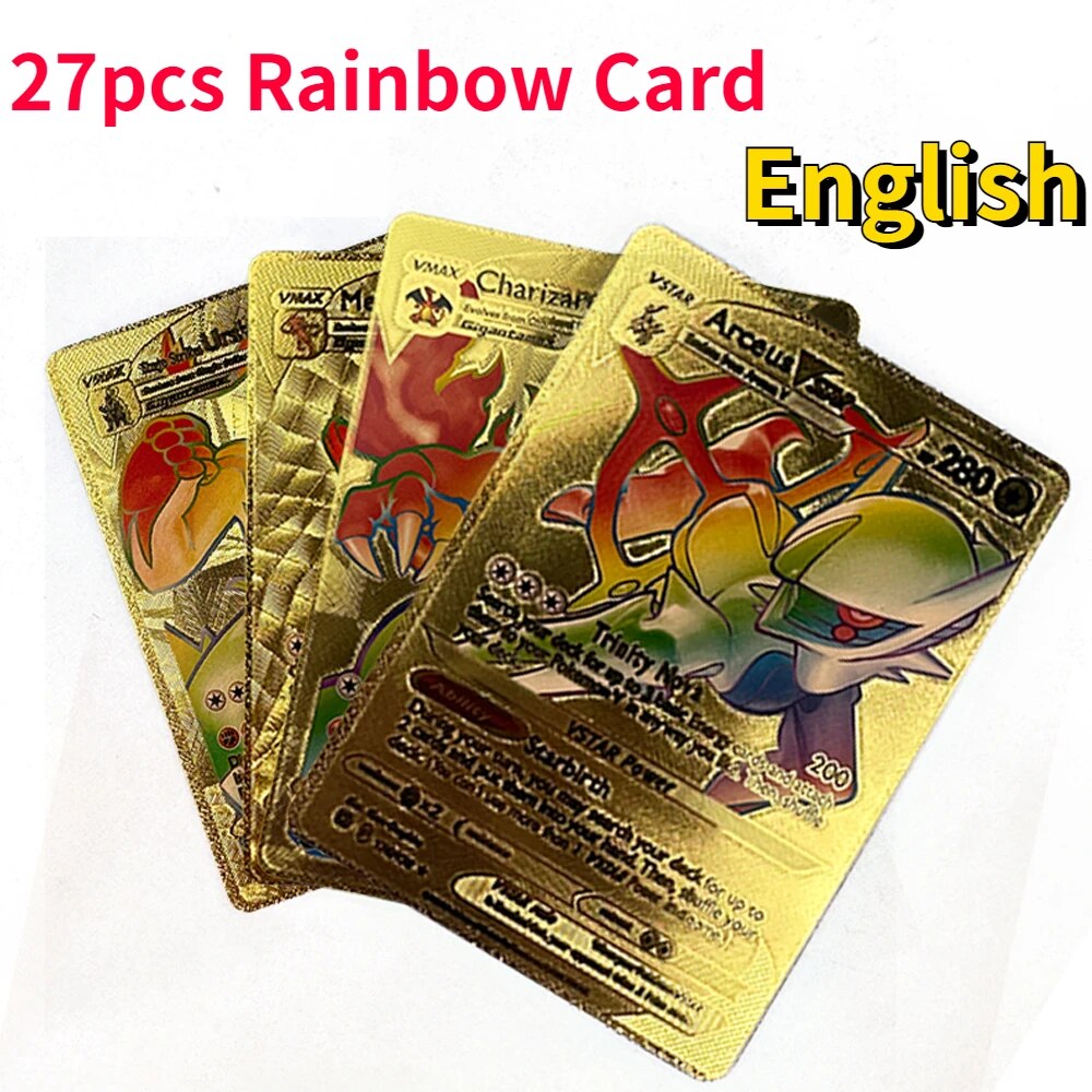 pokemon cards golden 27-55 s Pokemon Collection Cards Pikachu Charizard ...
