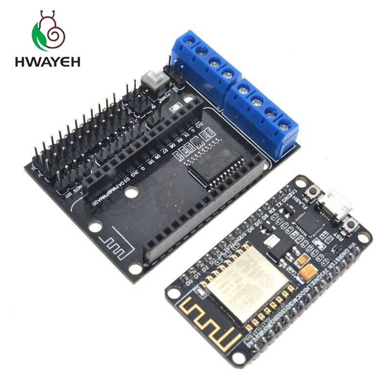 Node MCU Development Kit V3 CP2102 NodeMCU+Motor Shield Wifi Esp8266 Esp-12e diy rc toy remote ...