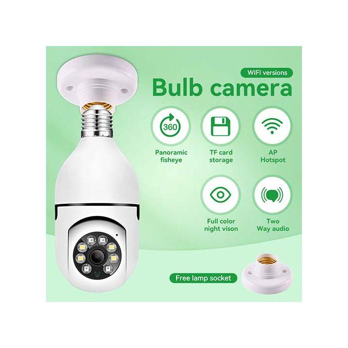 WIFI Camera 4K 360 1080P E27 WiFi IP PTZ Security Surveillance Camera ...