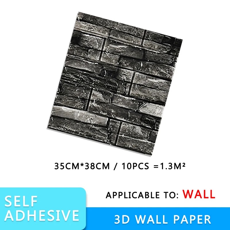 Wall Sticker Thick Self Adhesive Tiles Floor Stickers Marble Bathroom ...