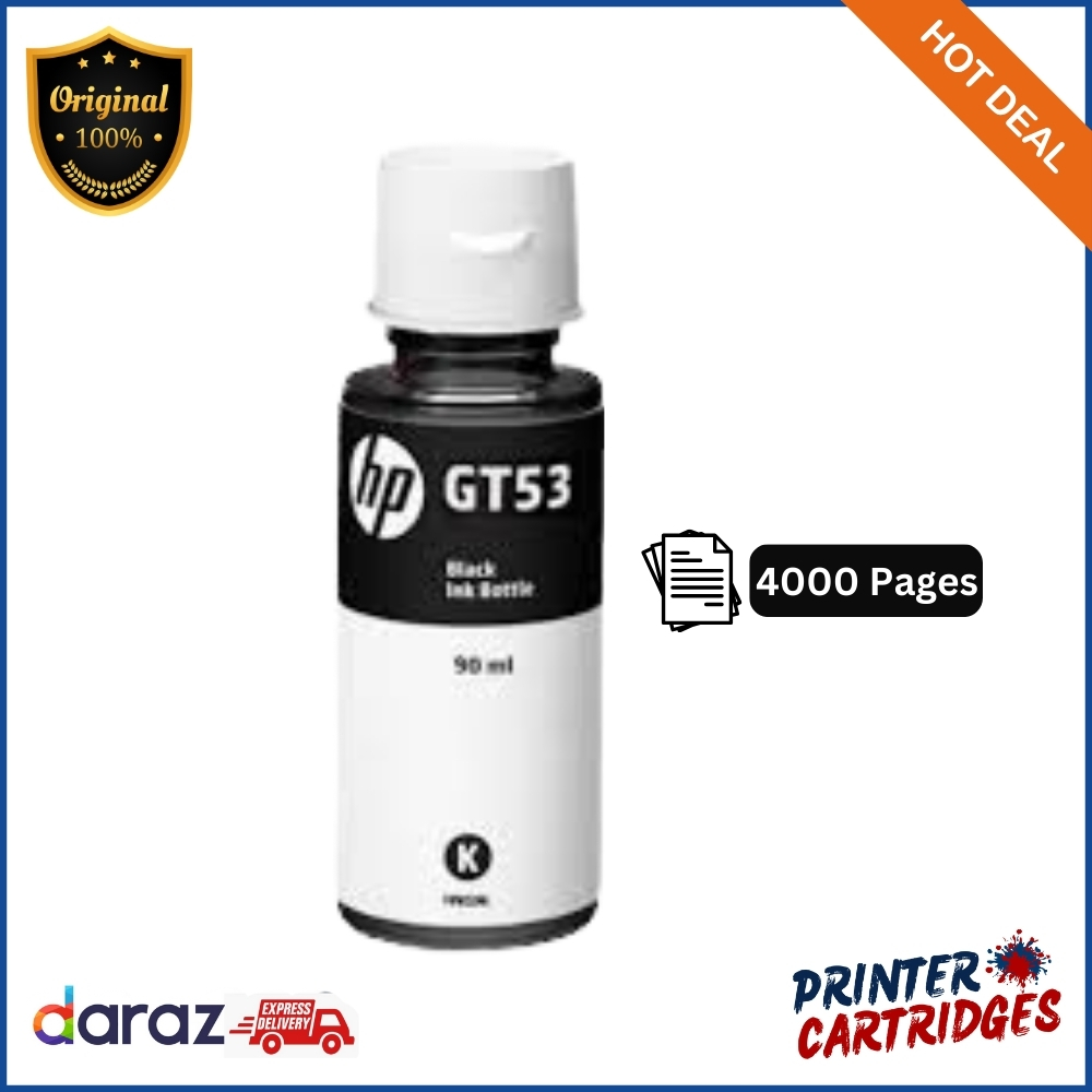 HP GT53, GT53XL Black (1VV22AA , 1VV21AA) GT52 Yellow (M0H56AA)/Magenta ...