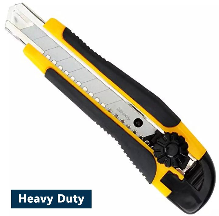 Heavy Duty Sharp Blade Cutter Knife with Free Replacement Blades | Daraz.lk