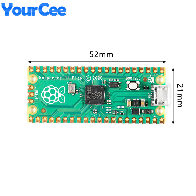 Rp2040 Dual-Core 264kb Arm For Raspberry Pi Pico W Board Low-Power ...