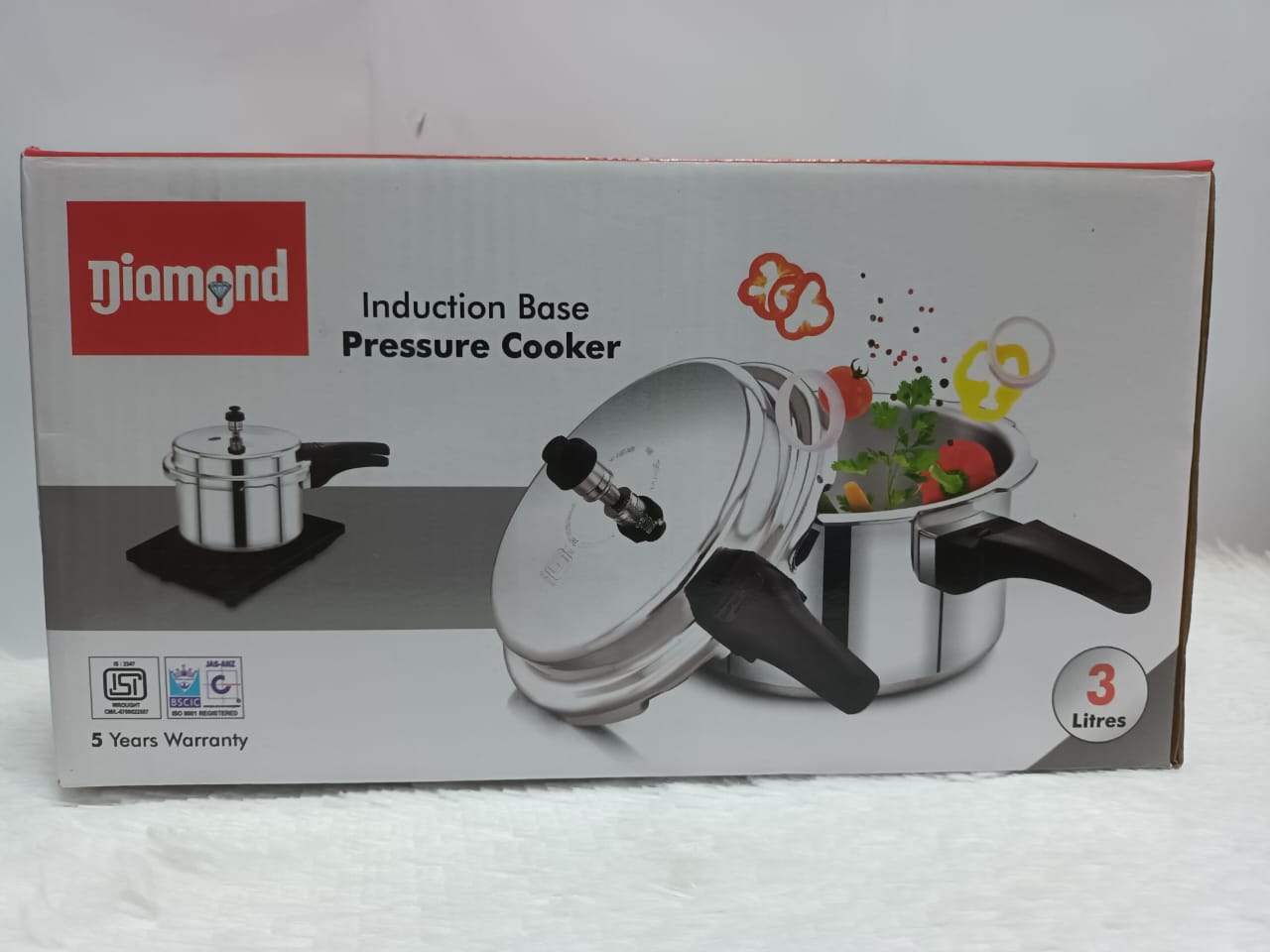 Diamond Induction Base Pressure Cooker 3Ltr | Daraz.lk