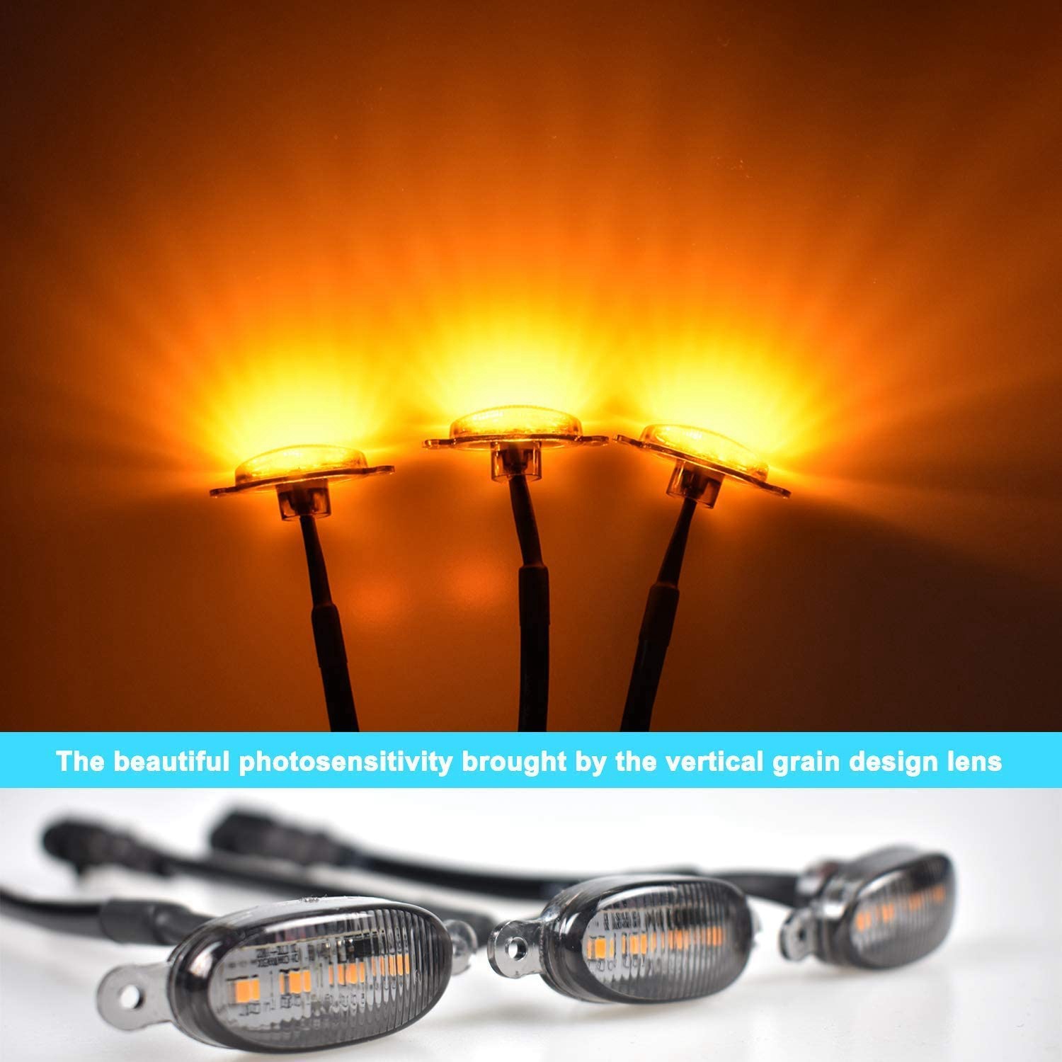 led grill lights for trucks-3 x Grille daytime running lights 3 x ...