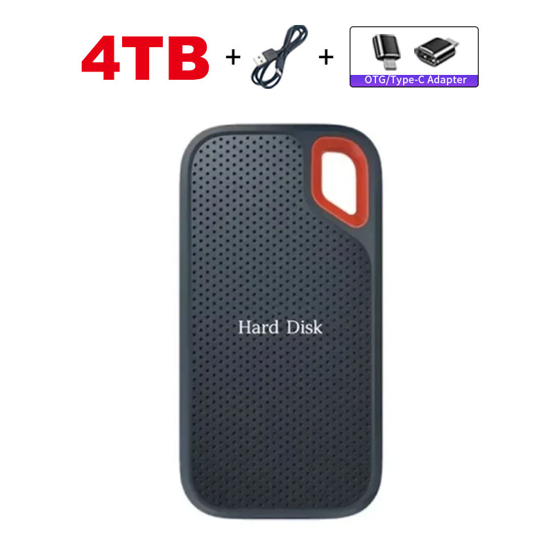 SSD E61 2TB 1TB 256TB USB 3.2 Type-A/C Portable External Solid State ...