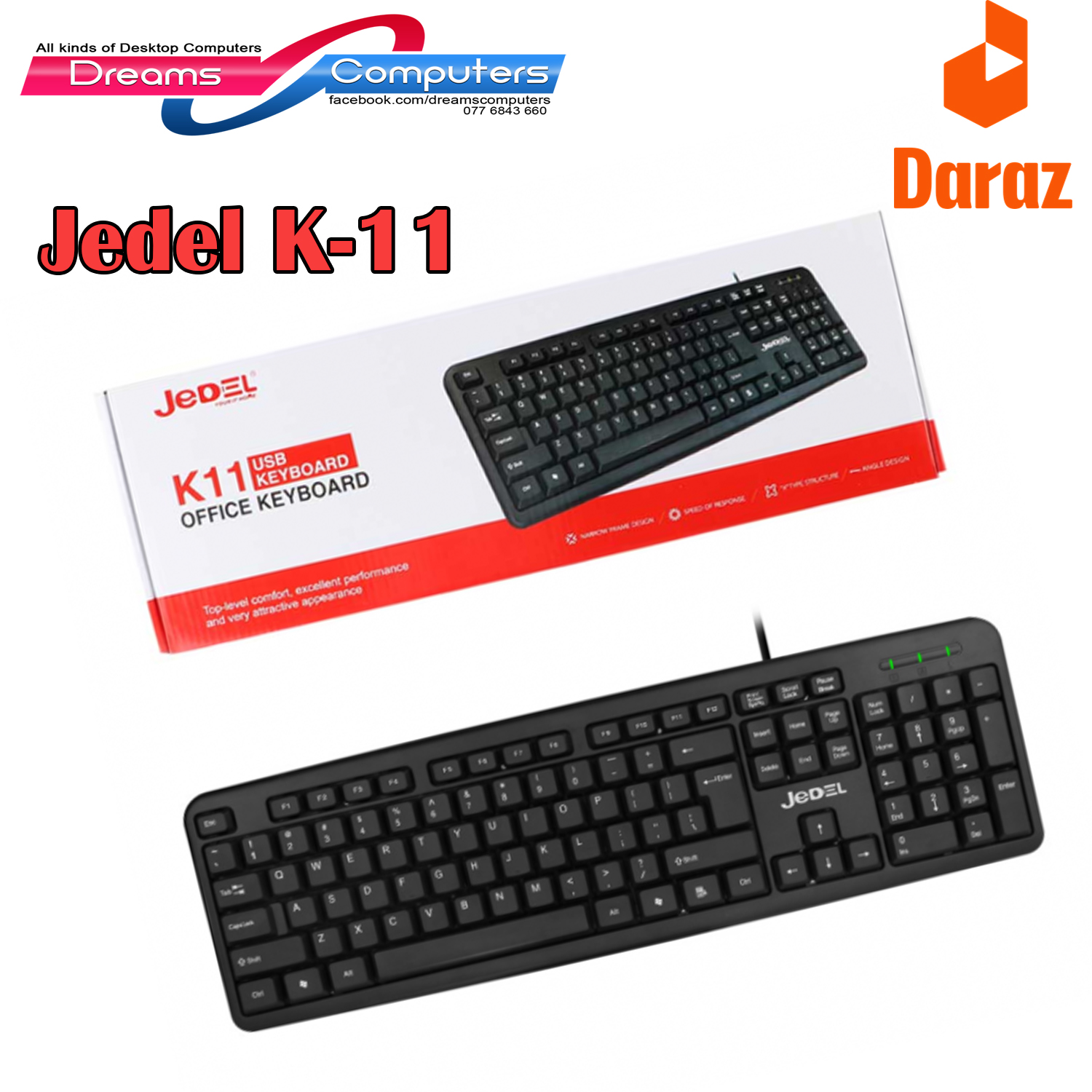 Jedel Keyboard | Daraz.lk: Buy Online at Best Prices in Srilanka | Daraz.lk