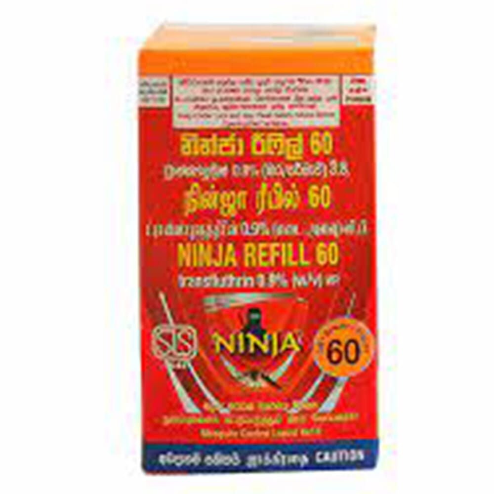 Ninja Vriser Refill 60 Nights 42Ml | Daraz.lk