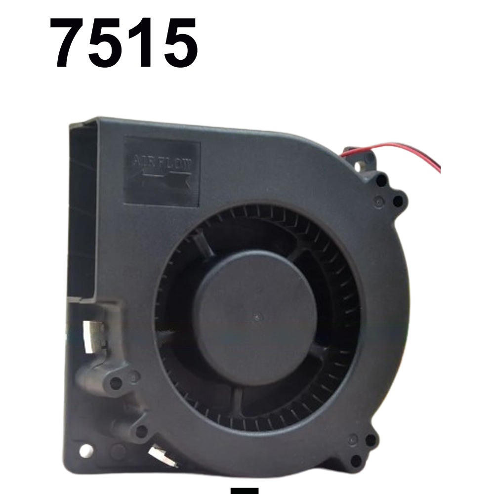 12v 7515 DC Blower Fan Air Purifier Turbo Blower 2Pin Cooler Ball ...