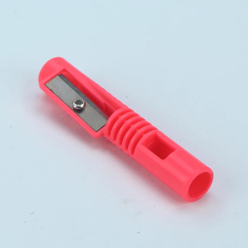 Student supplies multi-functional whistle-shaped pencil sharpener with ...