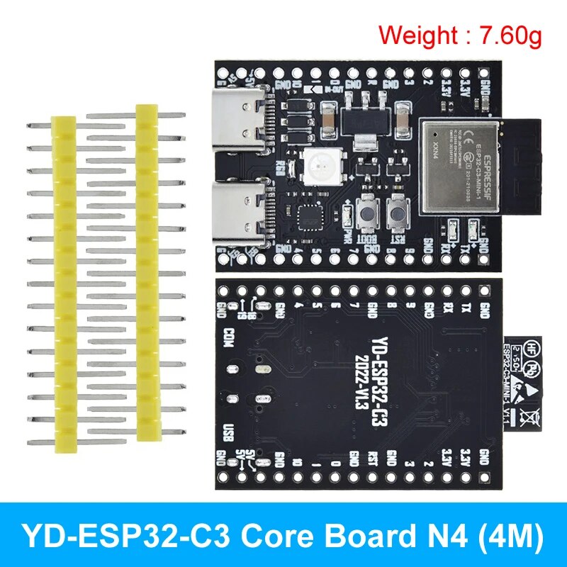 ESP32/ ESP32-S3/ESP32-C3 Dual Type-C Development Board ESP32-C3-DevKitM-1 ESP32-C3-MINI-1 ESP32 ...