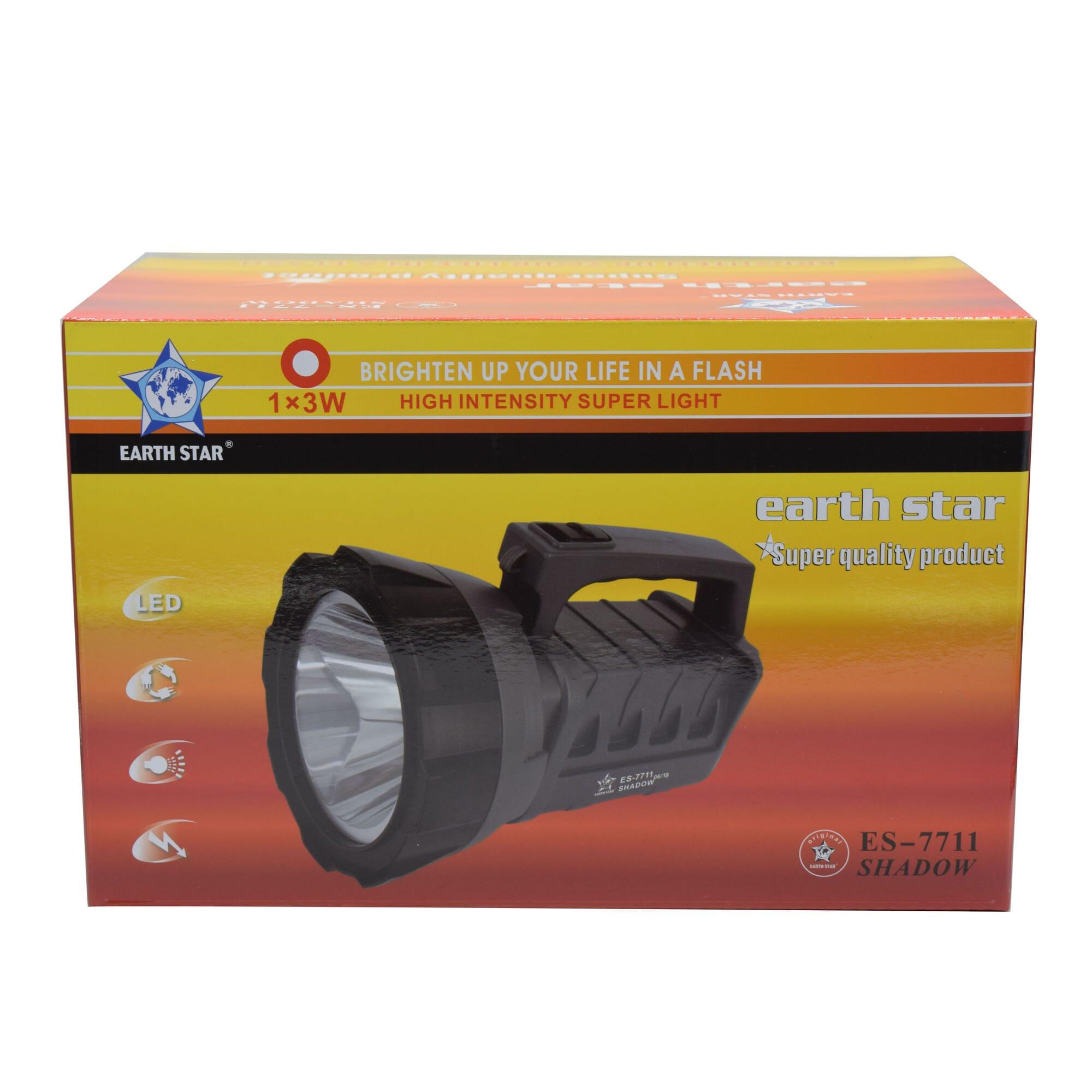 Earth Star Rechargeable Led Torch | Daraz.lk