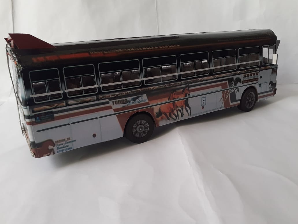 Hand made Leyland Brown Horse Bus | Daraz.lk