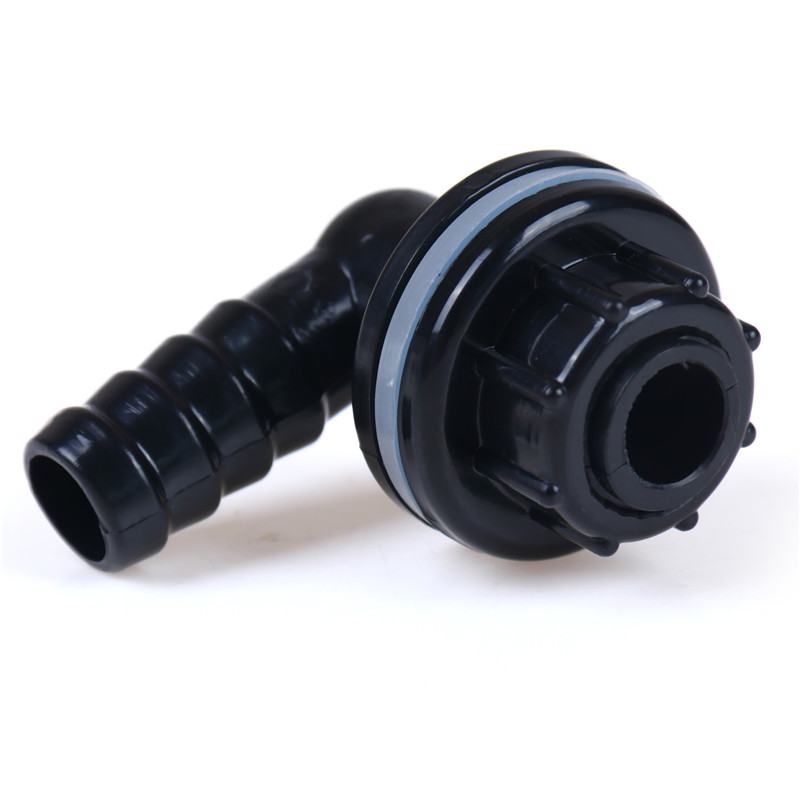 3/8" To 14mm Fish Water Tank Mini 90 Degree Elbow Drainage Connector ...