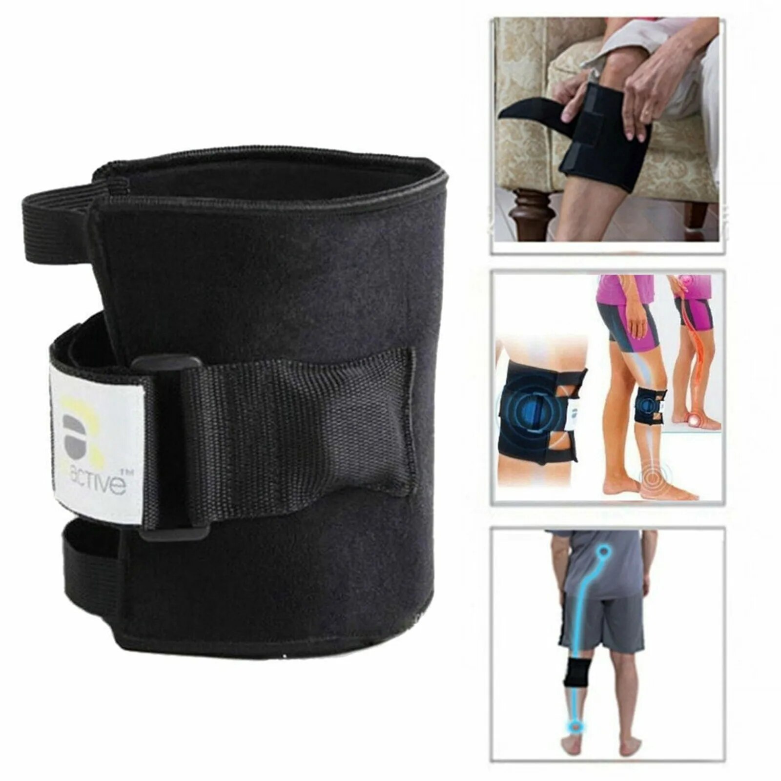 Pressure Point Support Relief Finger Pressure Leg Magnet Knee Pad ...