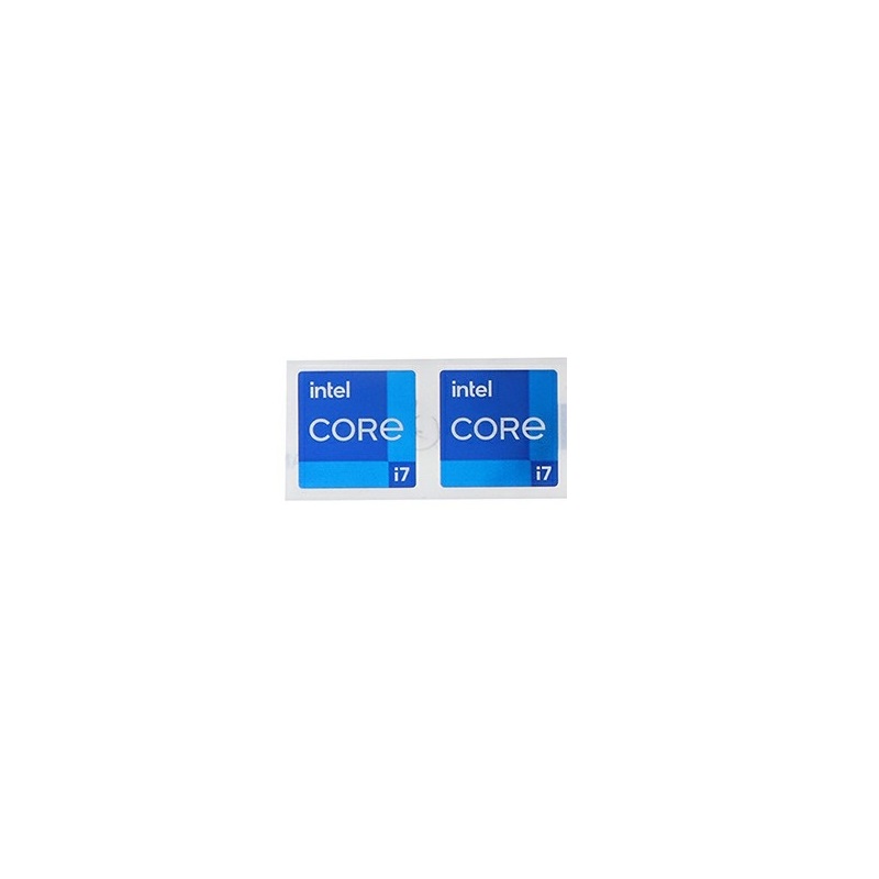 2pcs Intel Core i3, i5, i7, i9 Decoration DIY Sticker Label Tag For ...