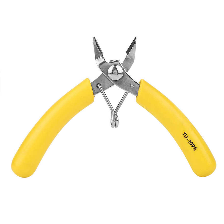 5in Electronic Diagonal Pliers Cable Side Cutting Nippers Wire Cutter ...