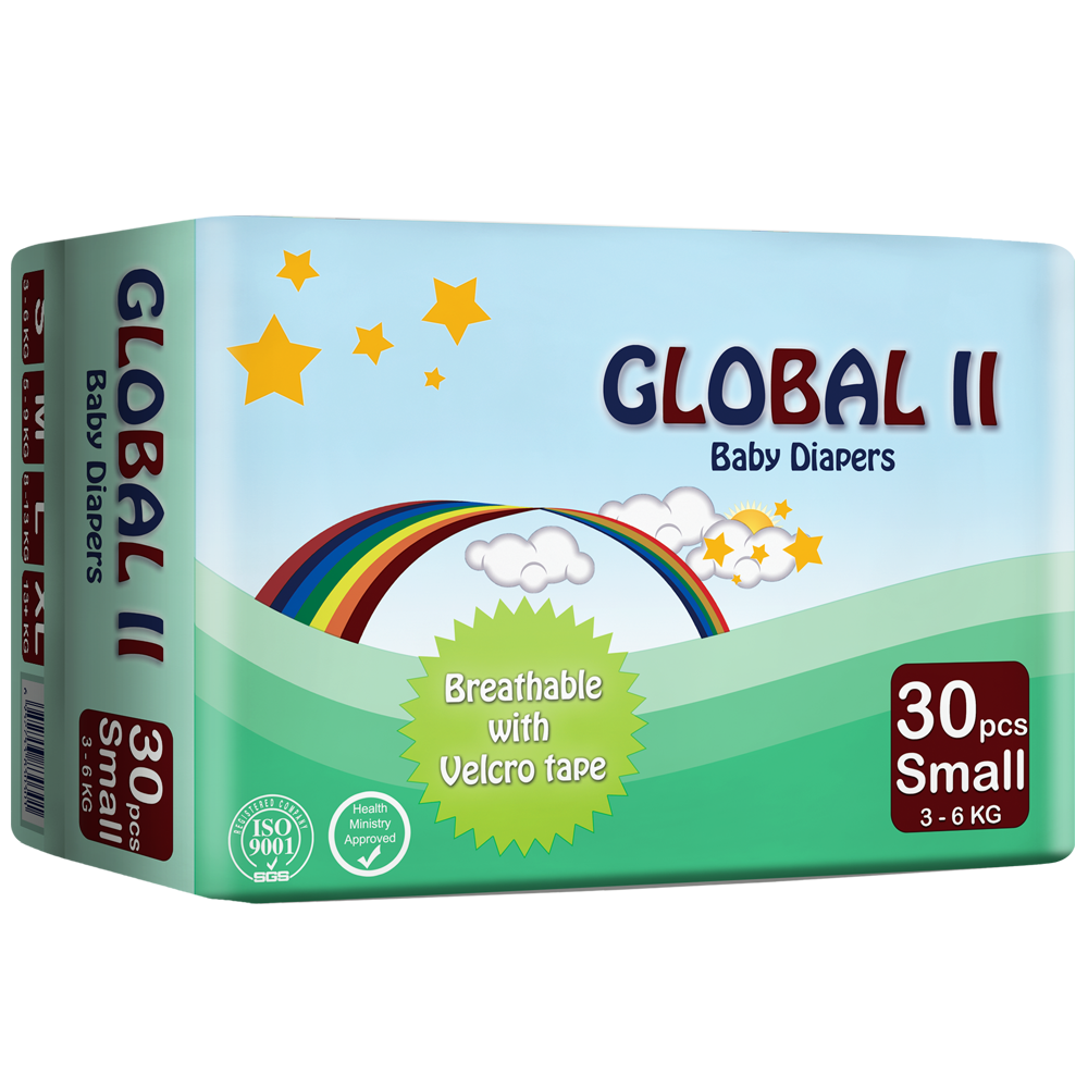 Global II Diapers -Small -30pcs pack | Daraz.lk