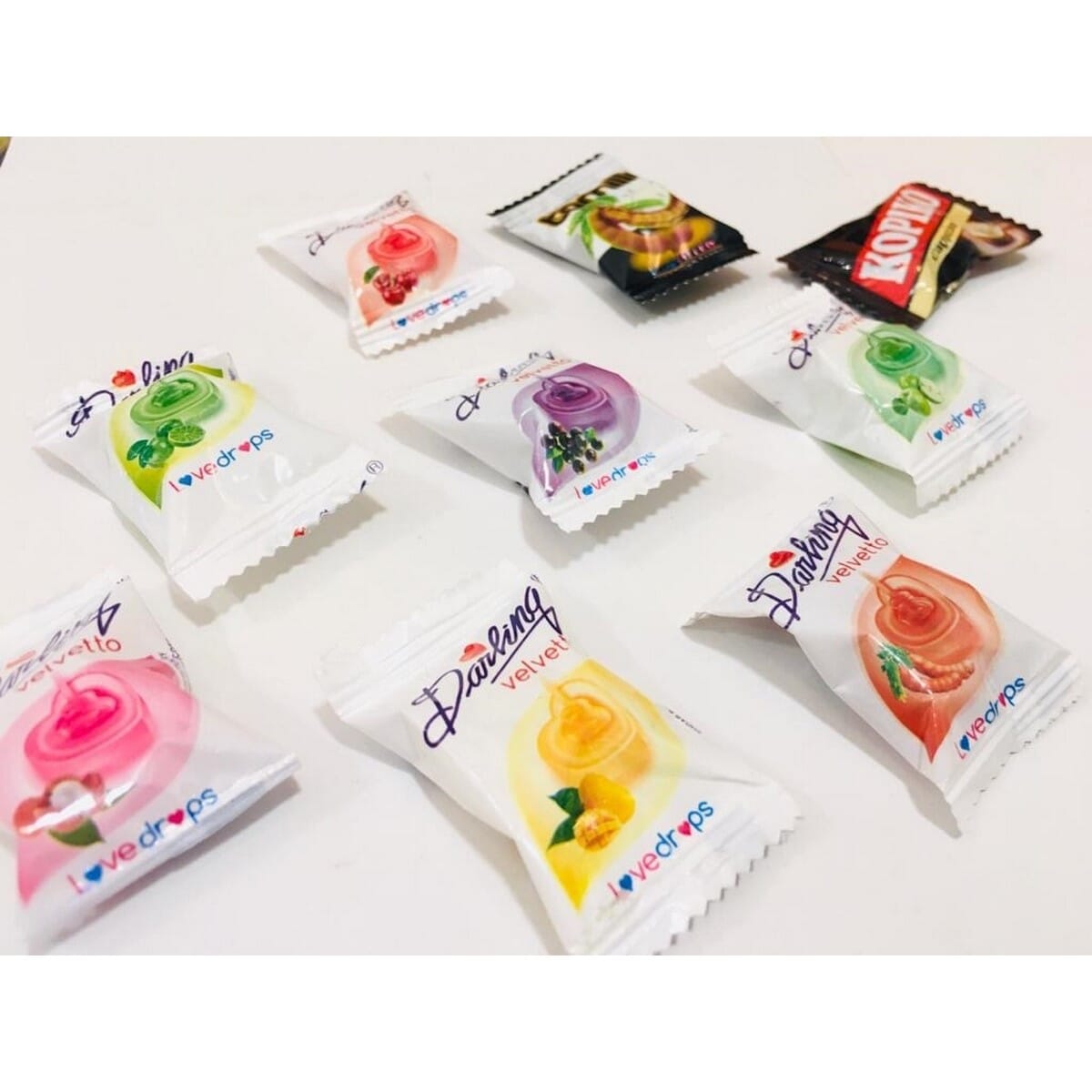 Darling Heart Toffees High Quality Candies x50 Random Flavors | Daraz.lk