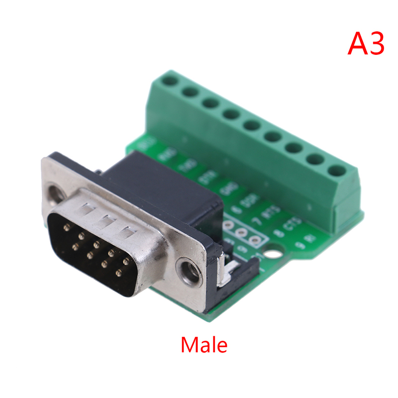 【Huaxiacuye8718】Solderless Connectors DB9 RS232 to Terminal Adapter ...