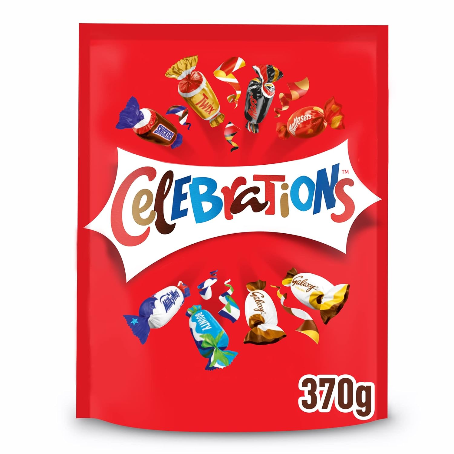 Celebrations Chocolate Pouch 370g | Milk Chocolate Sharing | Gift Pouch ...