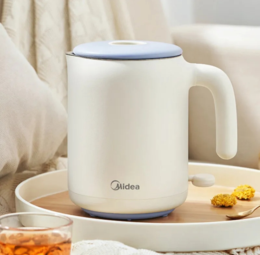 Midea Mini Electric Kettle 600ML Home Stainless Steel Kettle Portable ...