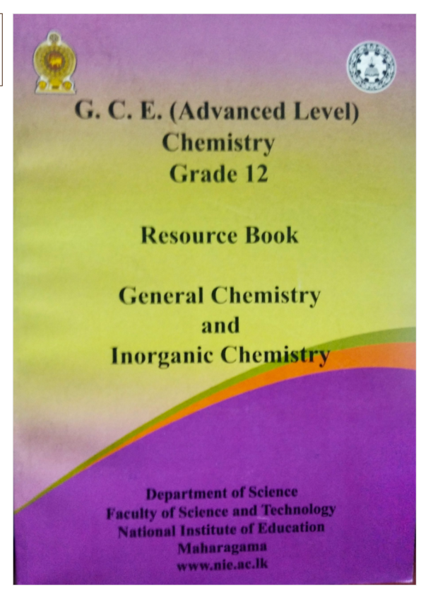 Chemistry Resource Book | Grade 12 | Unit 1,2,3-6 | English Medium ...