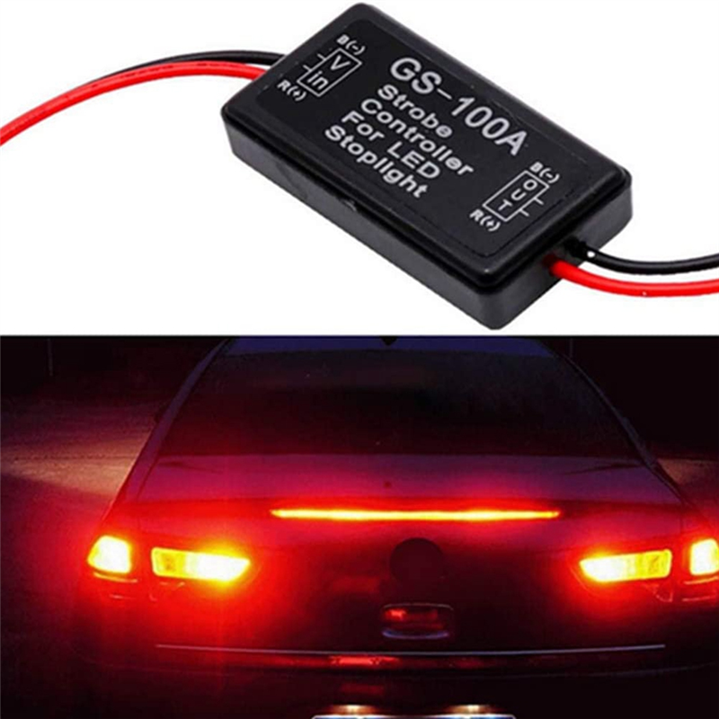 4PCS GS-100A Brake Light Flasher Module DC 12-24V 24W High Brake ... 4PCS GS-100A Brake Light Flasher Module DC 12-24V 24W High Brake ...