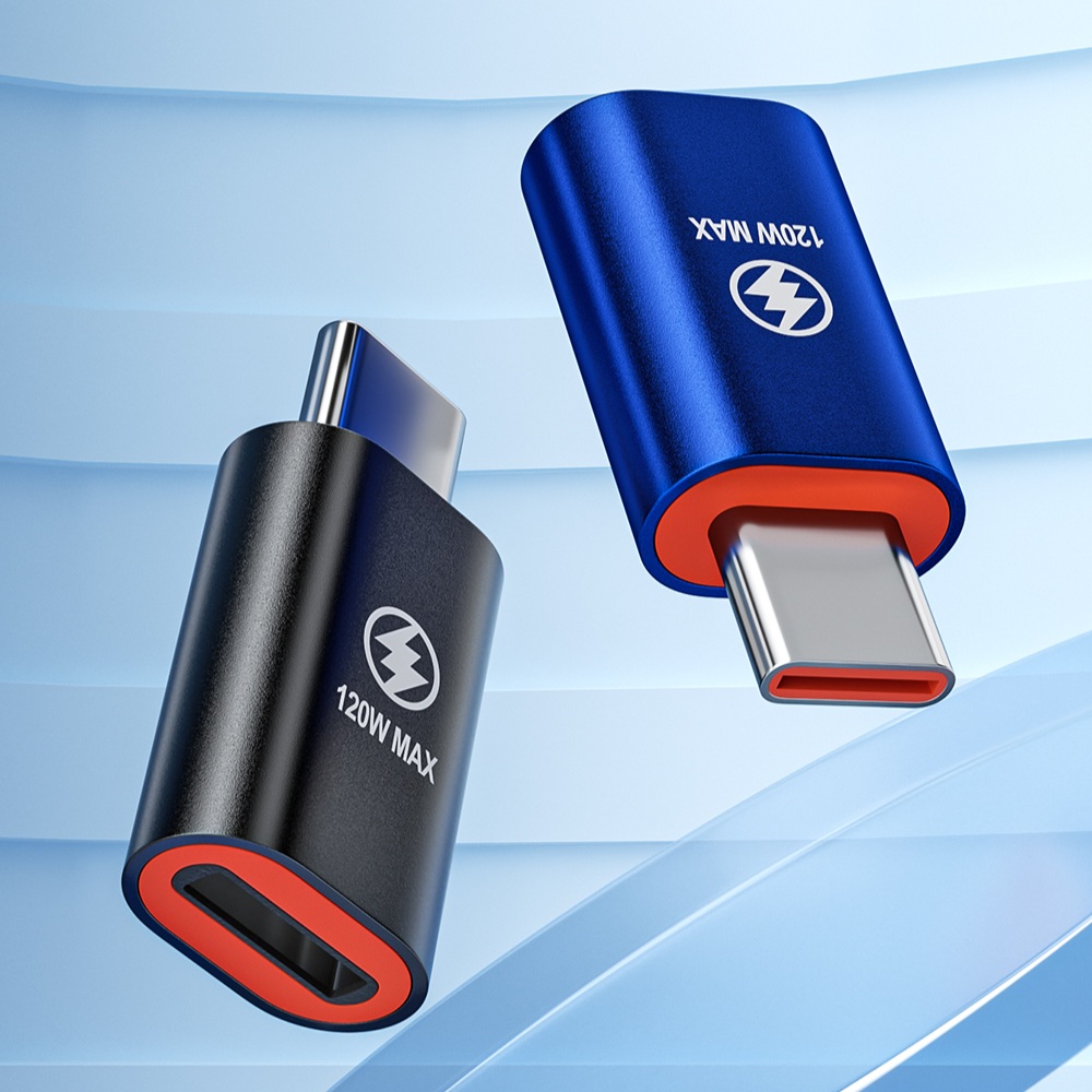 120W PD Adapter for iOS Lightning Female to Type c male Connector Fast ...